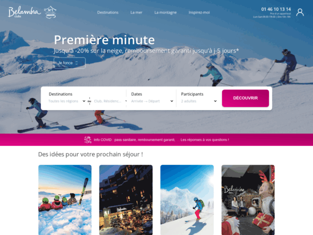 Bienvenue au new.belambra.fr page - Séjours et vacances Belambra Clubs ...