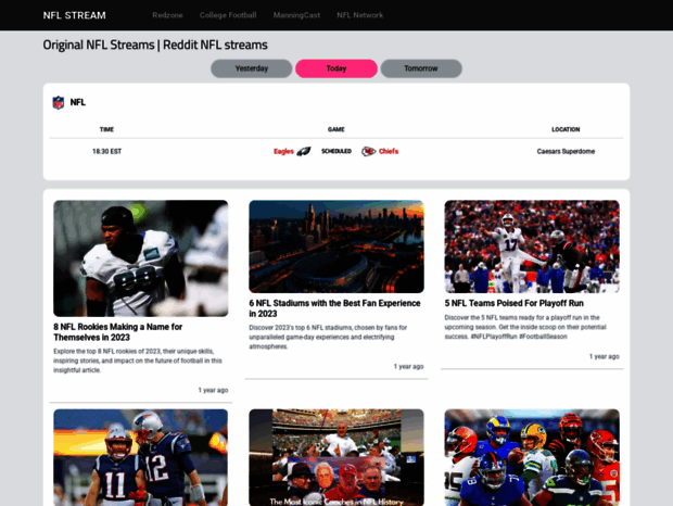 Bienvenue au nflstreams.to page - Original NFL Streams | Reddit NFL ...