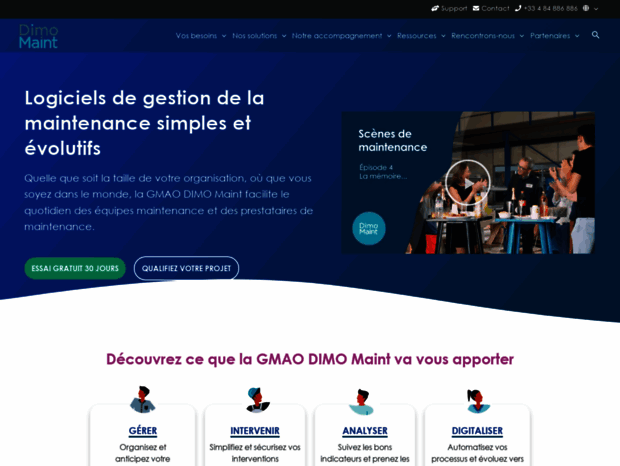 Bienvenue au optimaint.com page - Default Web Site Page.