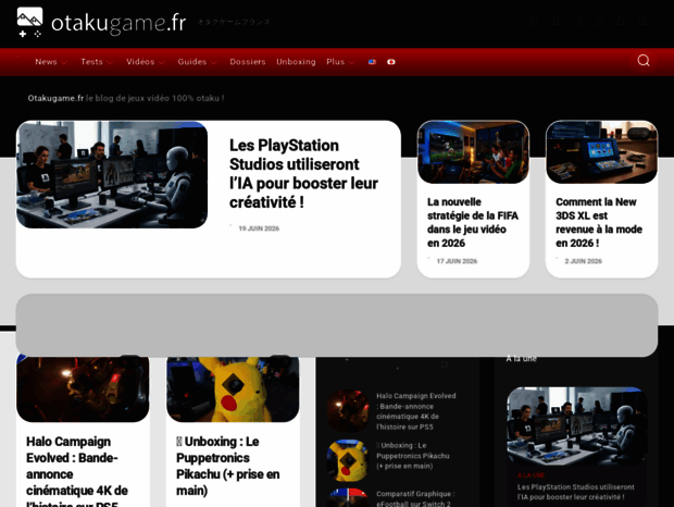 Bienvenue au otakugame.fr page - Le blog de jeux vidéo 100% otaku ...