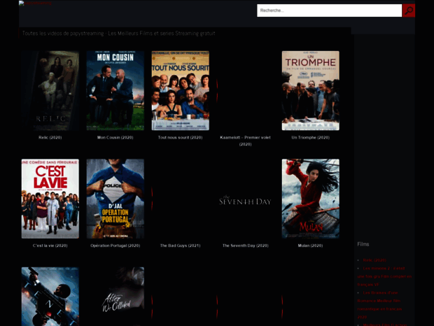Bienvenue au papystreaming-film.com page