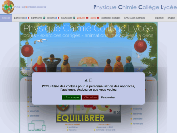 Bienvenue au pccl.fr page - PCCL Physique Chimie Collège Lycée Cours ...