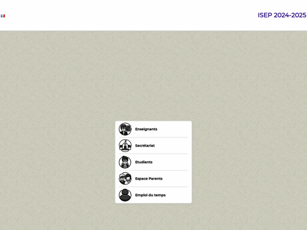 Bienvenue au planning.isep.fr page - ISEP 2024-2025 - HYPERPLANNING.