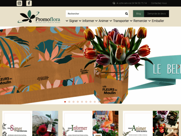 Bienvenue au promoflora.fr page - Promoflora - Expert en communication ...