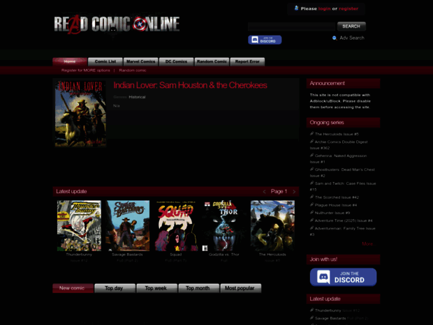 Bienvenue au readcomiconline.to page - ReadComicOnline - Read comics ...