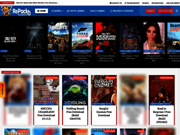 Bienvenue au repack-games.com page - Repack-Games - Free Download PC Games.