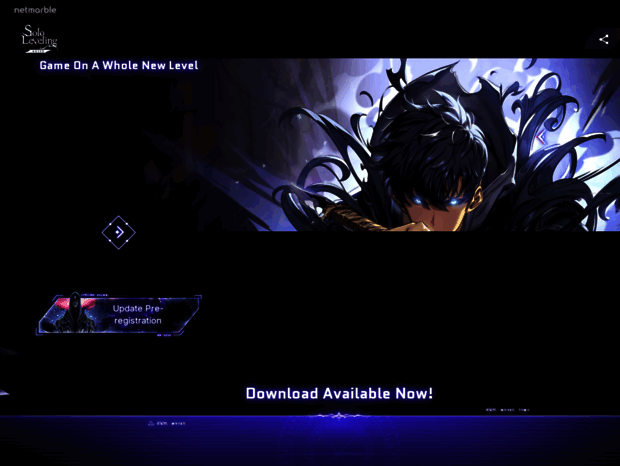 Bienvenue au sololeveling.netmarble.com page - Solo Leveling:ARISE.