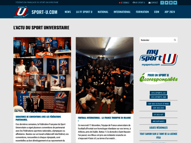 Bienvenue au sport-u.com page - L'ACTU DU SPORT UNIVERSITAIRE - sport-u ...