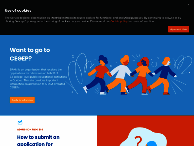 Bienvenue au sram.qc.ca page - Service régional d'admission du montréal ...