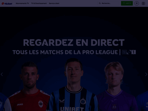 Bienvenue au telesat.be page - La TV par satellite et via Internet ...