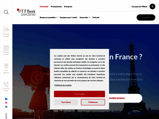 Bienvenue au tfbank.fr page - TFBANK – Tunisian Foreign Bank.