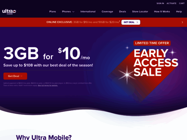 Bienvenue au ultramobile.com page - International Cell Phone Plans With ...