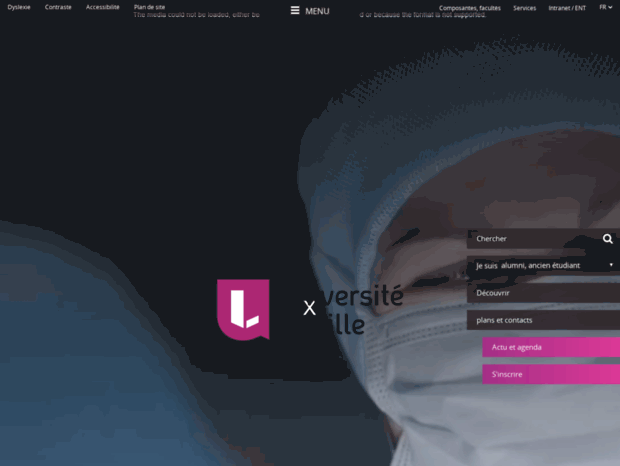 Bienvenue au univ-lille2.fr page - Accueil - Université de Lille.