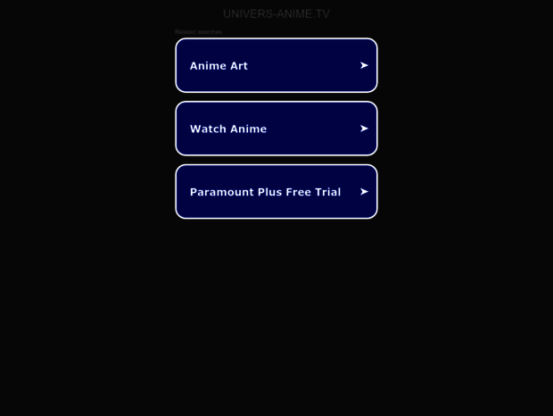 Bienvenue au univers-anime.tv page