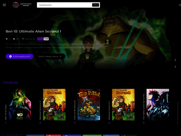 Bienvenue au universulanime.com page - Universul Anime.