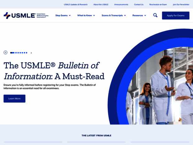 Bienvenue au usmle.org page - Home | United States Medical Licensing ...