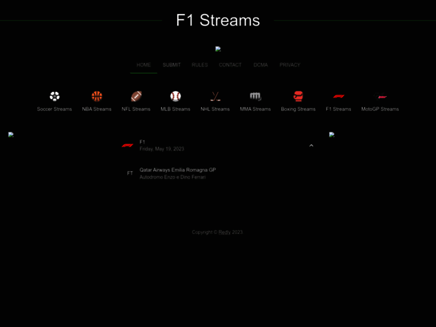 Bienvenue au v1.f1streams100.com page - F1 Streams - dedicated to the ...