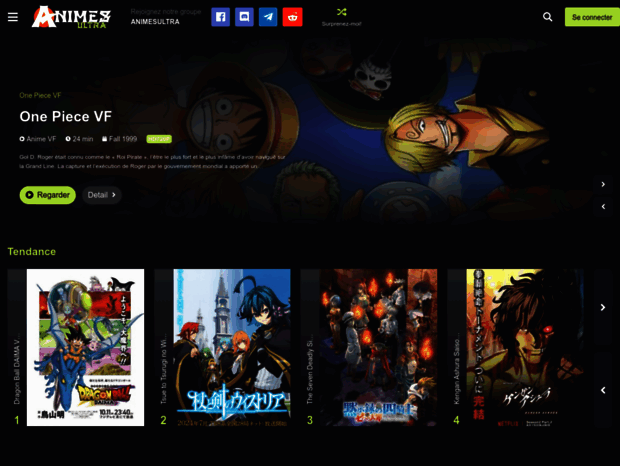 Bienvenue au v5.animesultra.net page - AnimesUltra - Animes VF et ...