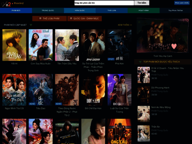 Bienvenue au vn2.vn page - Vn2 | Xem phim online, Phim bộ Hay Mới HD.