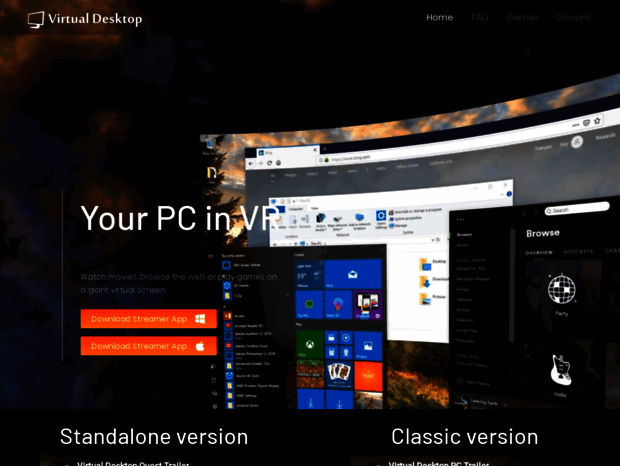 Bienvenue au vrdesktop.net page - Home | Virtual Desktop.