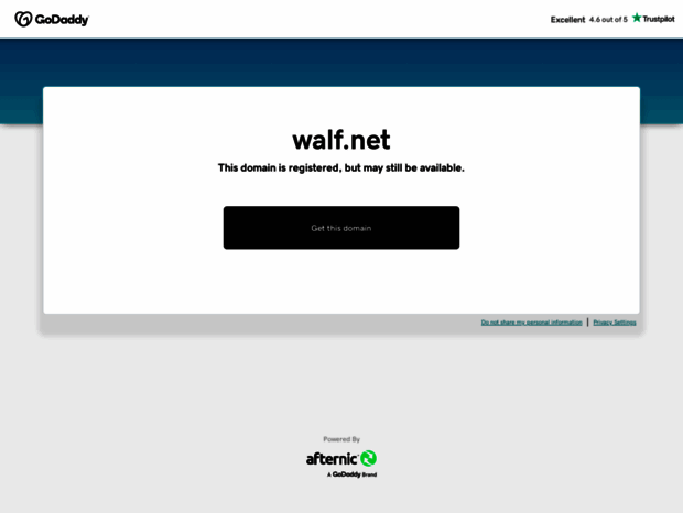 Bienvenue au walf.net page
