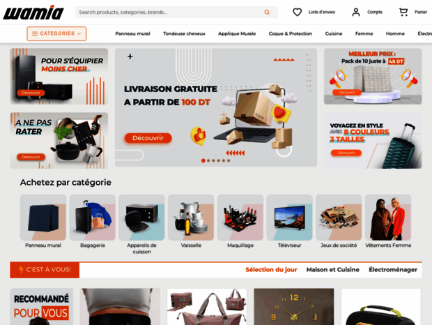 Bienvenue au wamia.tn page - Wamia Vente en ligne Tunisie | Les ...