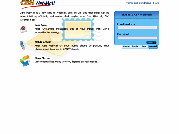 Bienvenue au webmail.cbn.net.id page - Coremail system.