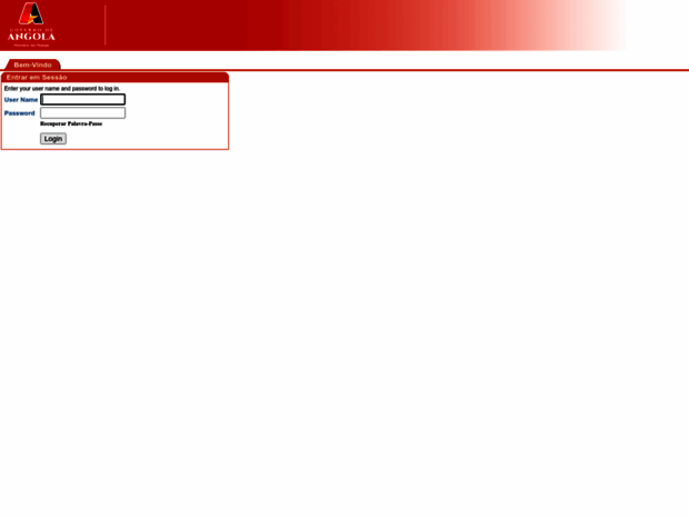 Bienvenue au www6.minfin.gov.ao page - Portal de Aplicacoes ...